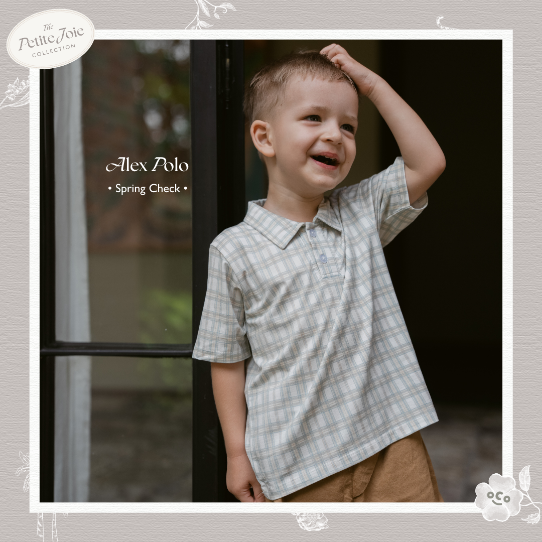 Spring Check Alex Polo Top – Cosoco Kids Singapore